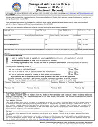 Free DMV Change of Address Forms by State - Create PDF Online ...