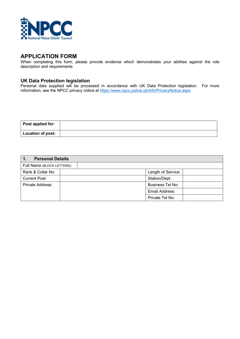 United Kingdom Executive Assistant (Secondment) Application Form - Fill ...