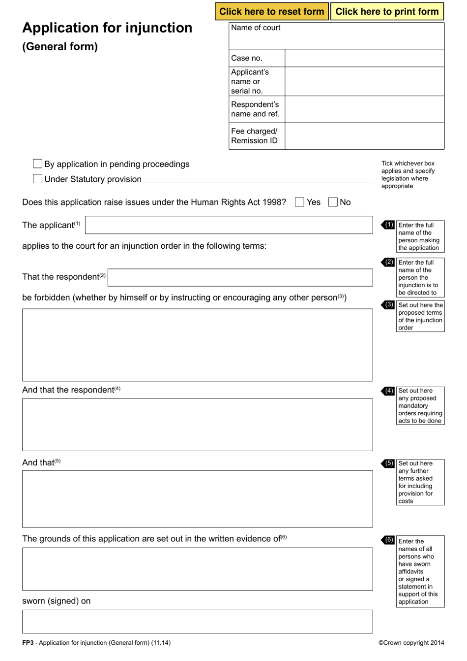 Form FP3 - Fill Out, Sign Online and Download Fillable PDF, United ...