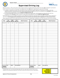 Minnesota Supervised Driving Log Download Printable PDF 2015 — 2025 ...