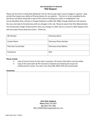 Form ODM10247 - Fill Out, Sign Online and Download Fillable PDF, Ohio ...