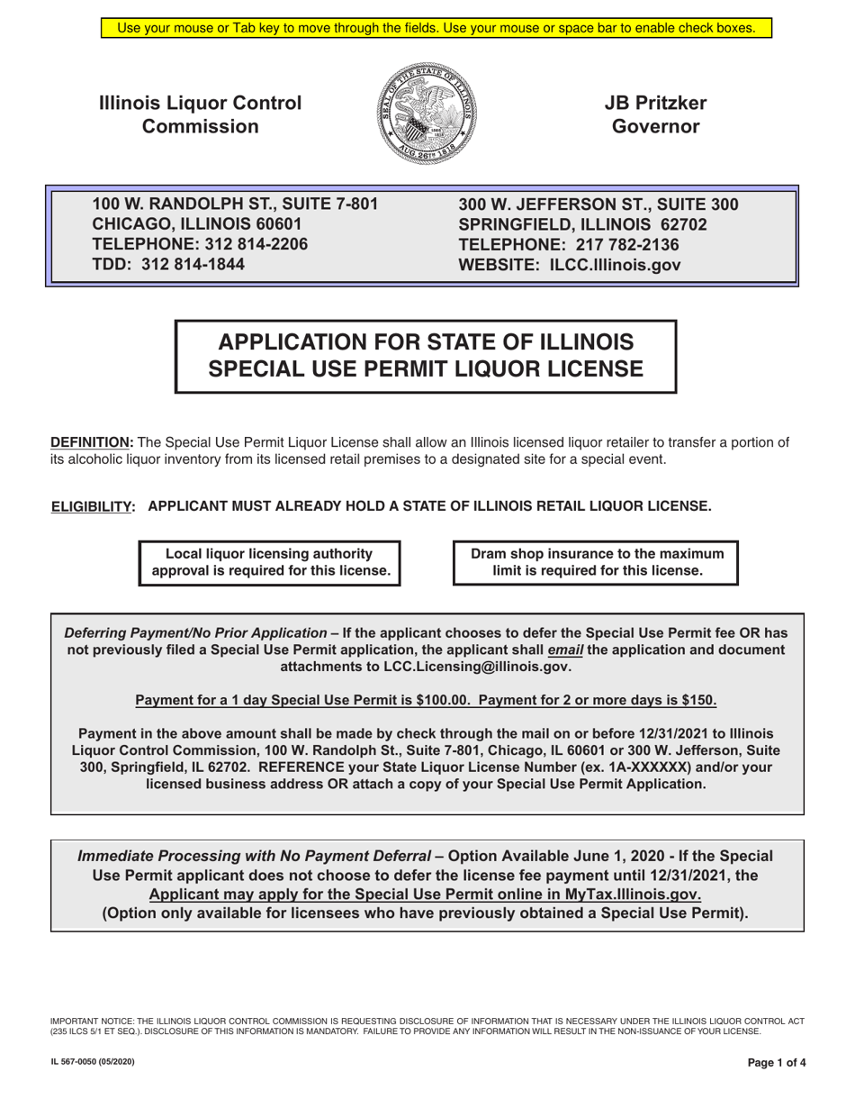 Form IL567-0050 - Fill Out, Sign Online and Download Fillable PDF ...