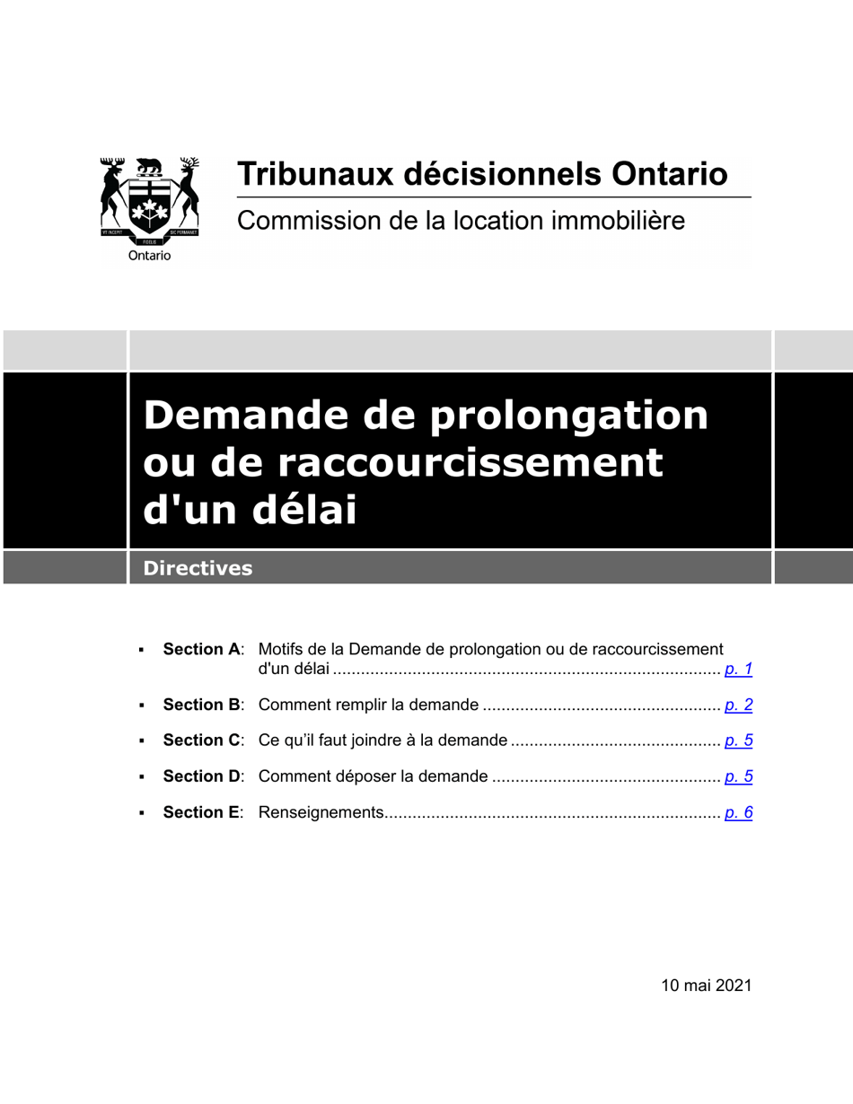 Download Instruction pour Demande De Prolongation Ou De ...