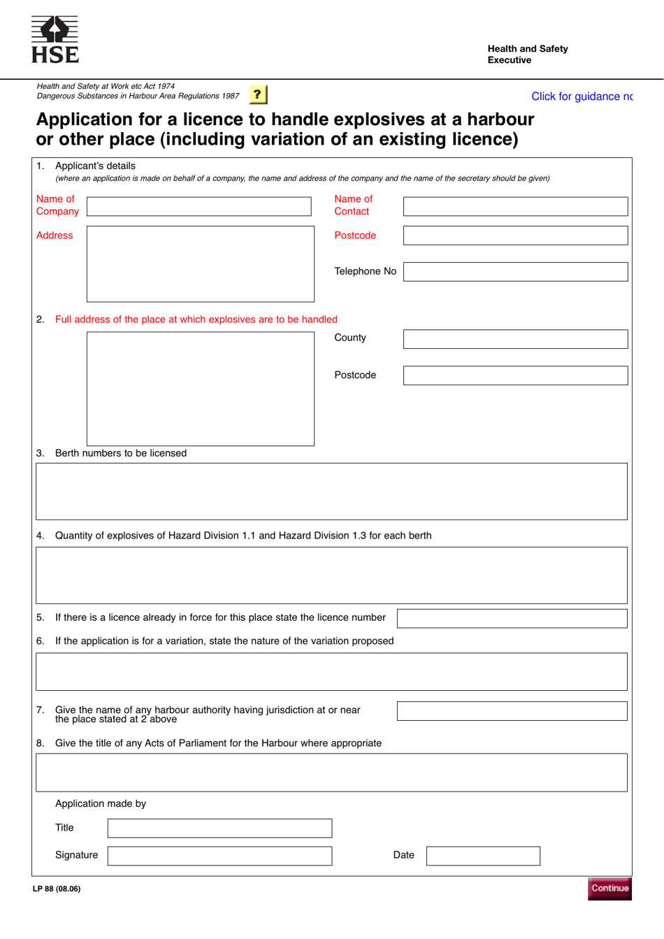 Form LP88 - Fill Out, Sign Online and Download Fillable PDF, United ...