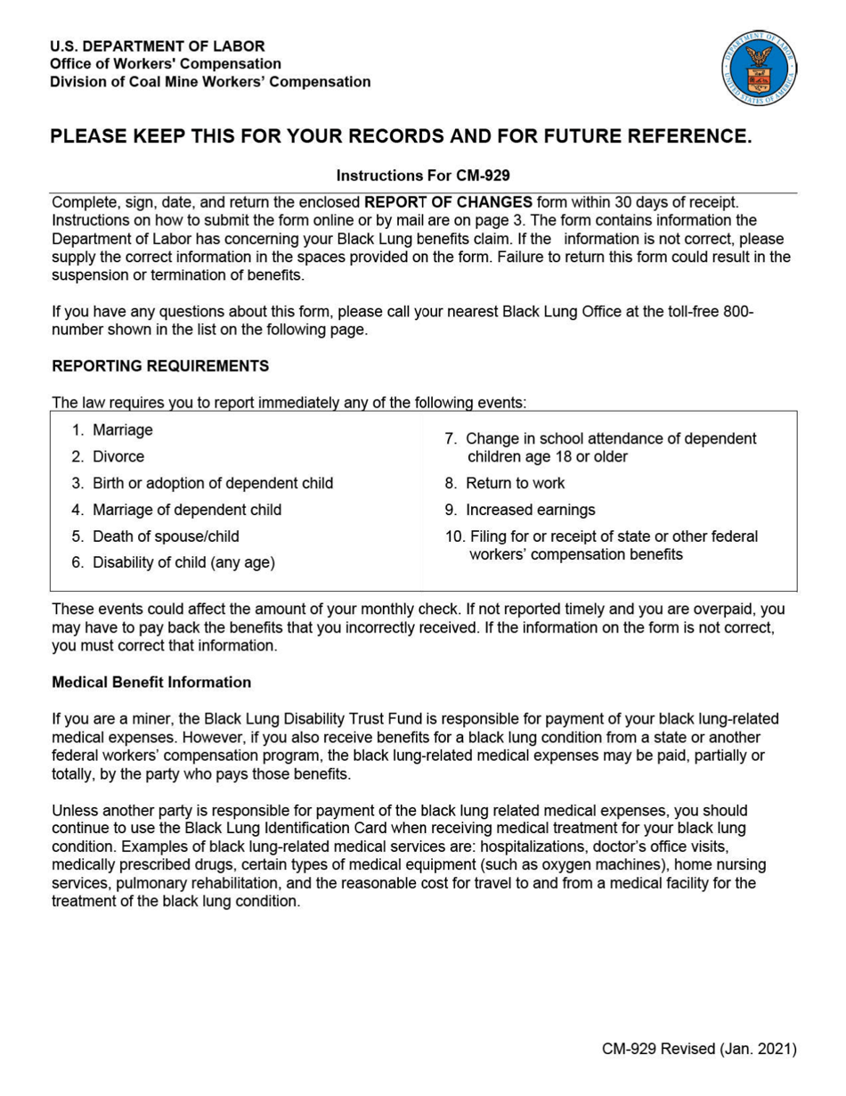 Form CM-929 - Fill Out, Sign Online and Download Fillable PDF ...