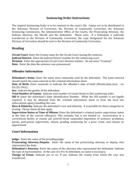 Download Instructions for Sentencing Order PDF | Templateroller