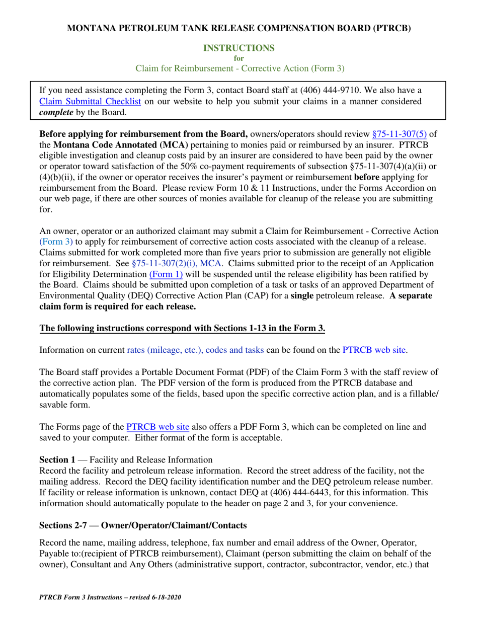 Download Instructions for PTRCB Form 3 Claim for Reimbursement ...