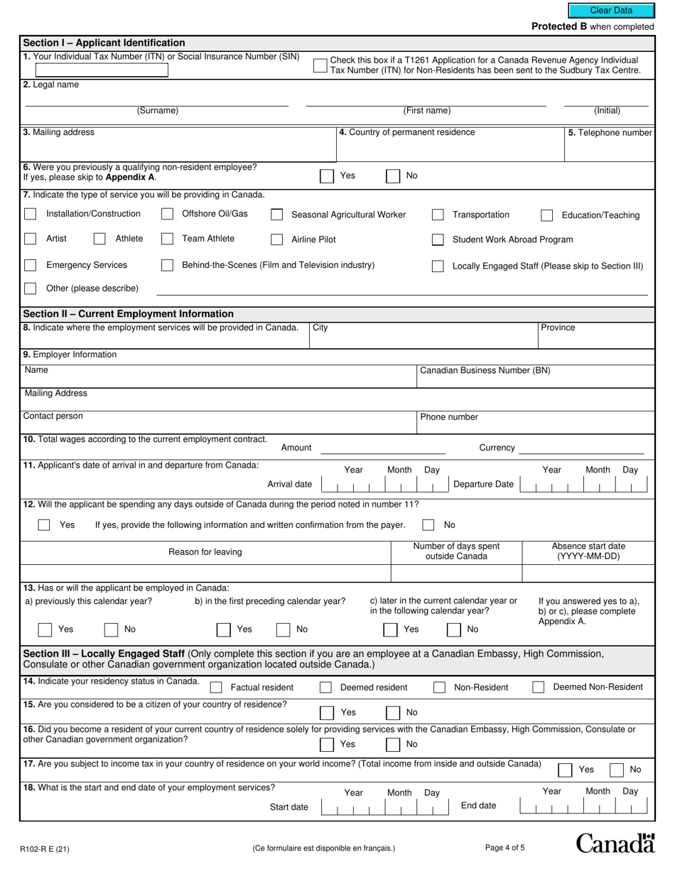 Form R102-R Download Fillable PDF or Fill Online Regulation 102 Waiver ...