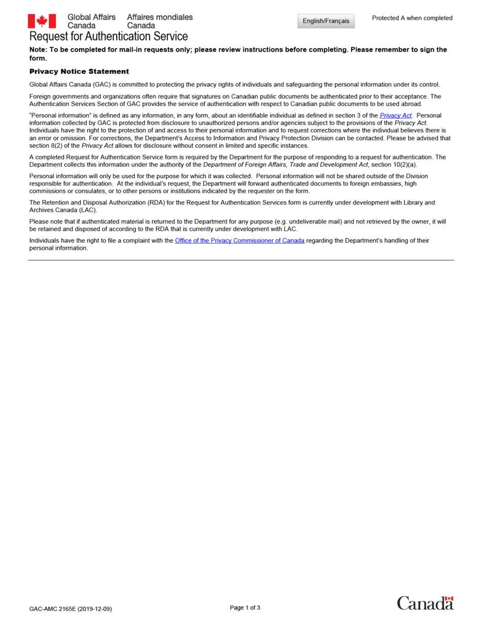 Form GAC-AMC2165 - Fill Out, Sign Online and Download Fillable PDF ...