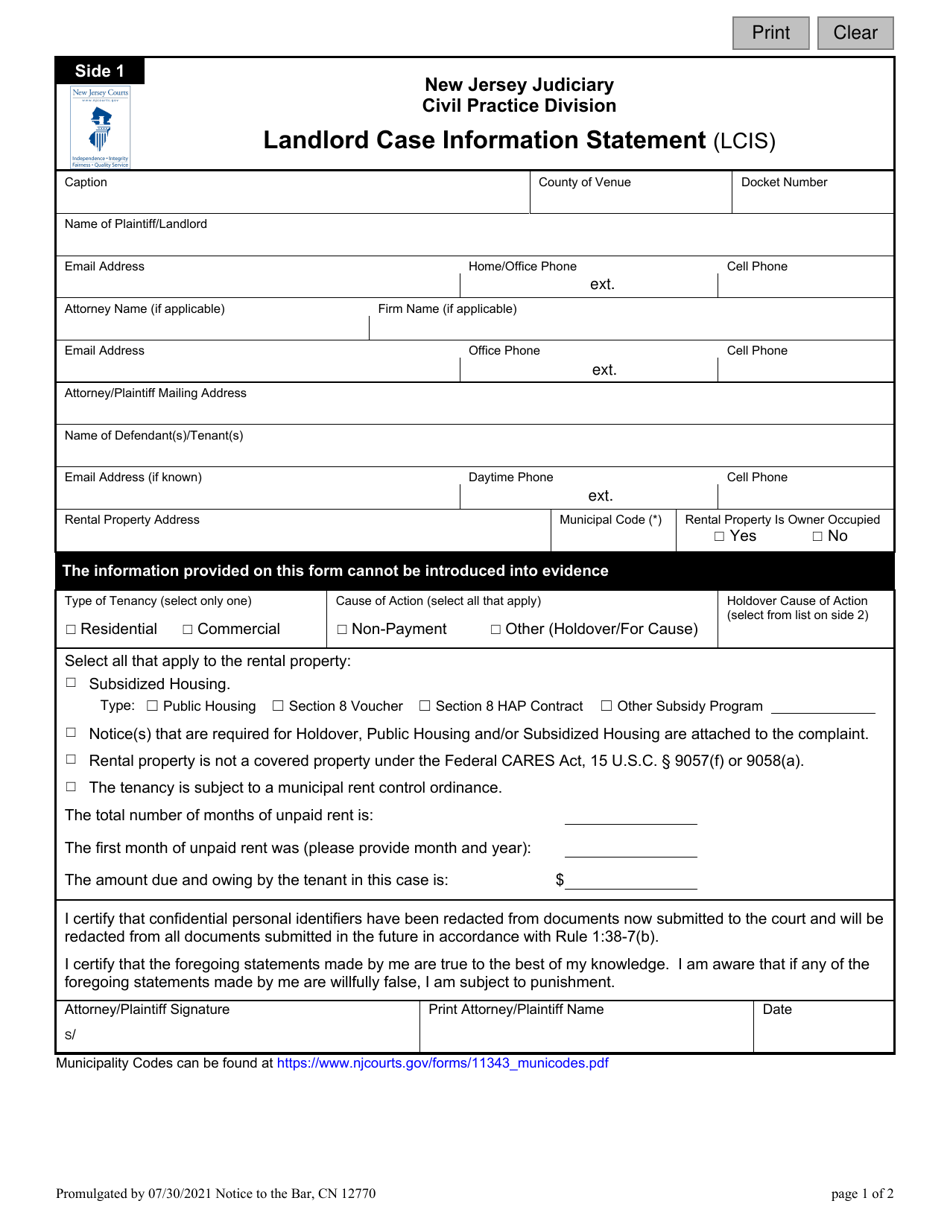 Form 12770 - Fill Out, Sign Online and Download Fillable PDF, New ...