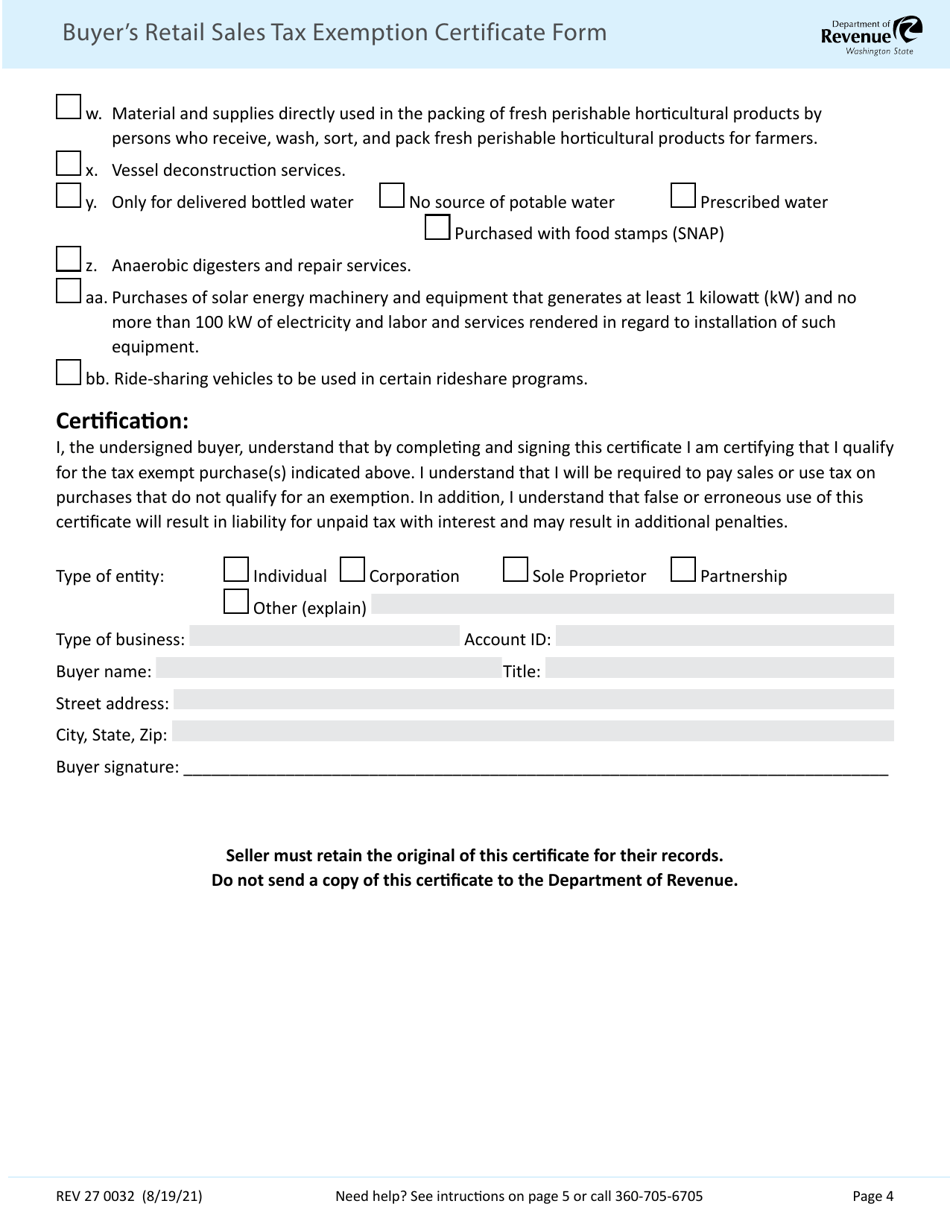 Form REV27 0032 Download Fillable PDF Or Fill Online Buyer s Retail form-rev27-0032-download-fillable-pdf-or-fill-online-buyer-s-retail