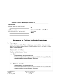 Washington State Courts Forms PDF templates. download Fill and print ...