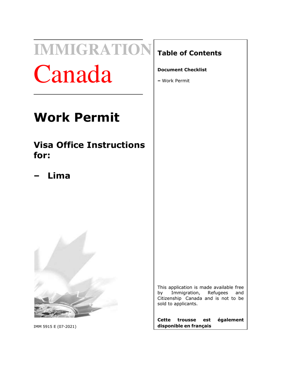 Form IMM5915 - Fill Out, Sign Online and Download Printable PDF, Canada ...