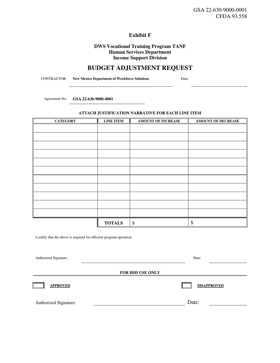 Exhibit F - Fill Out, Sign Online and Download Printable PDF, New ...