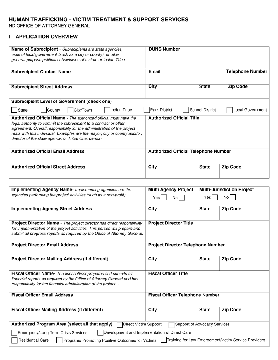 North Dakota Human Trafficking - Victim Treatment & Support Services ...