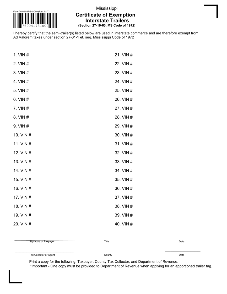 Form 76904 - Fill Out, Sign Online and Download Fillable PDF ...
