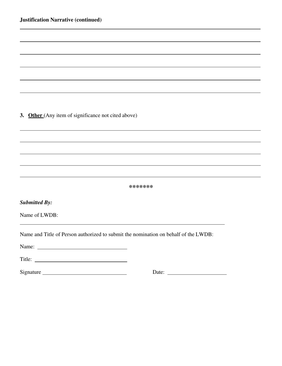 Florida Veterans Performance Incentive Awards Program Nomination Form ... Florida Veterans Performance Incentive Awards Program Nomination Form ...