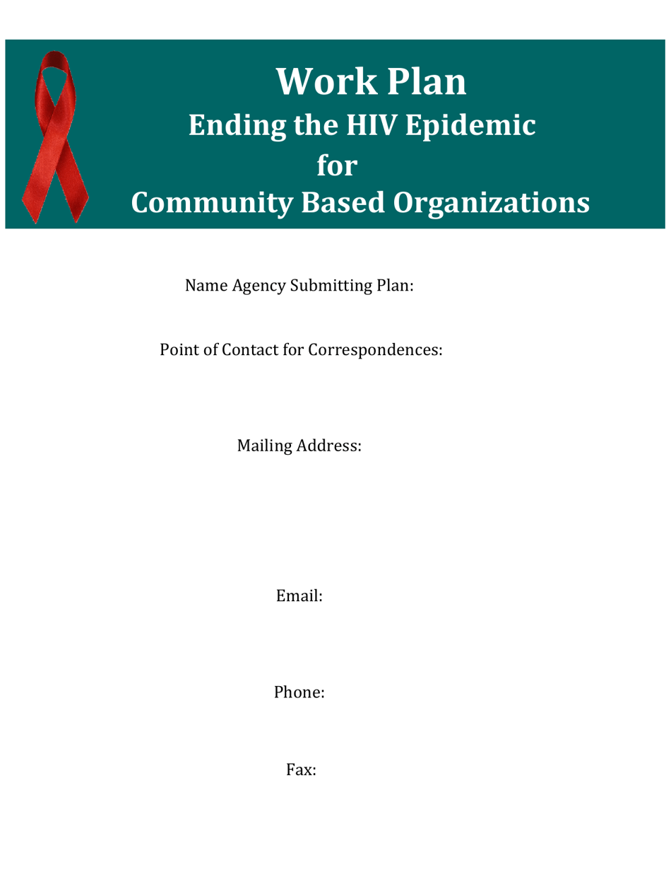 Arkansas Work Plan - Ending the HIV Epidemic Community Organization ...