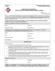 Arkansas Department of Health Forms PDF templates. download Fill and ...