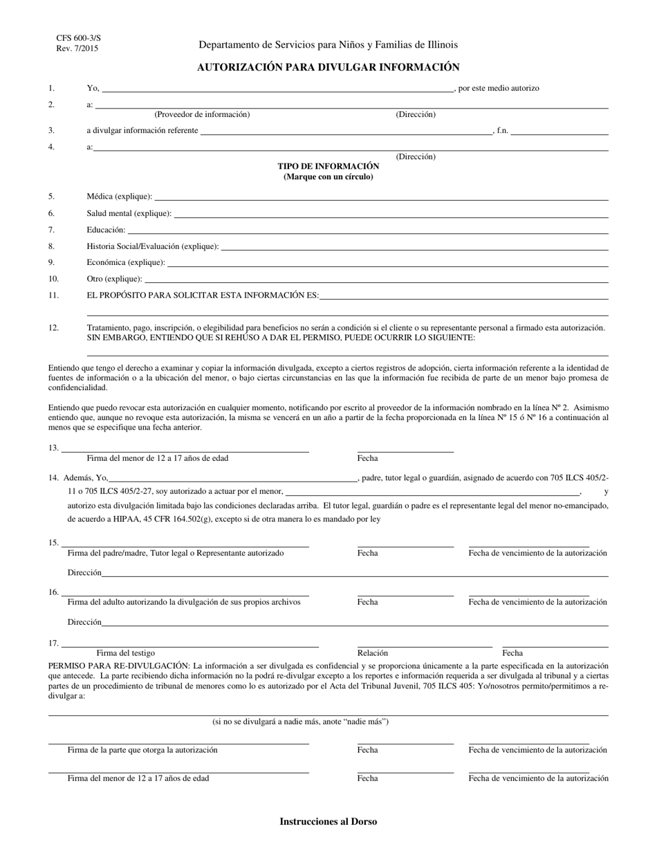 Formulario CFS600-3/S - Fill Out, Sign Online and Download Fillable PDF ...