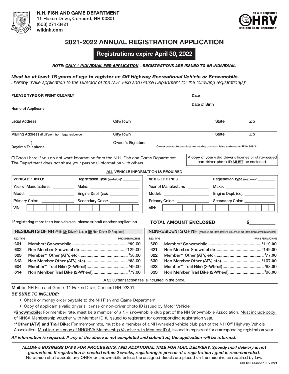 Form OHL18004A - 2022 - Fill Out, Sign Online and Download Printable ...