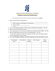 Mississippi Readiness Assessment Questionnaire - Fill Out, Sign Online ...
