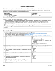 Mississippi Biosafety Risk Assessment - Fill Out, Sign Online and ...