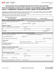 Form IMM0006 Download Fillable PDF or Fill Online Application for ...