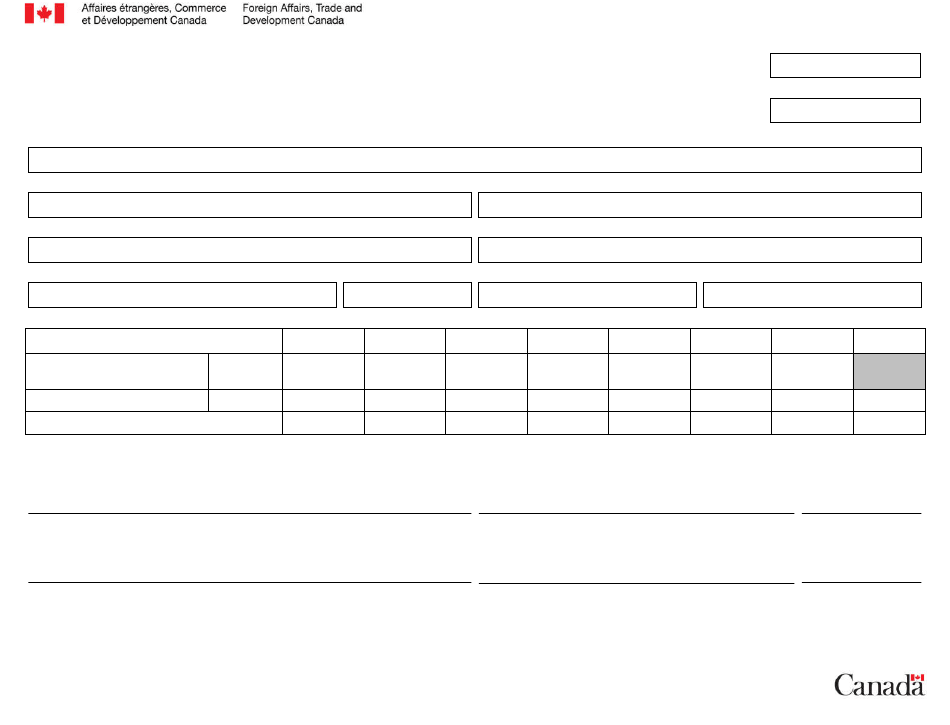Forme MAECD-DFATD2575F (E) Download Fillable PDF or Fill Online Feuille De Temps Hebdomadaire ...