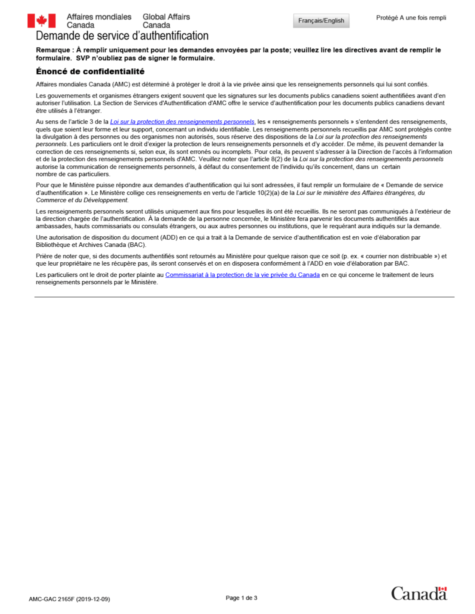Forme AMC-GAC2165F - Fill Out, Sign Online and Download Fillable PDF ...