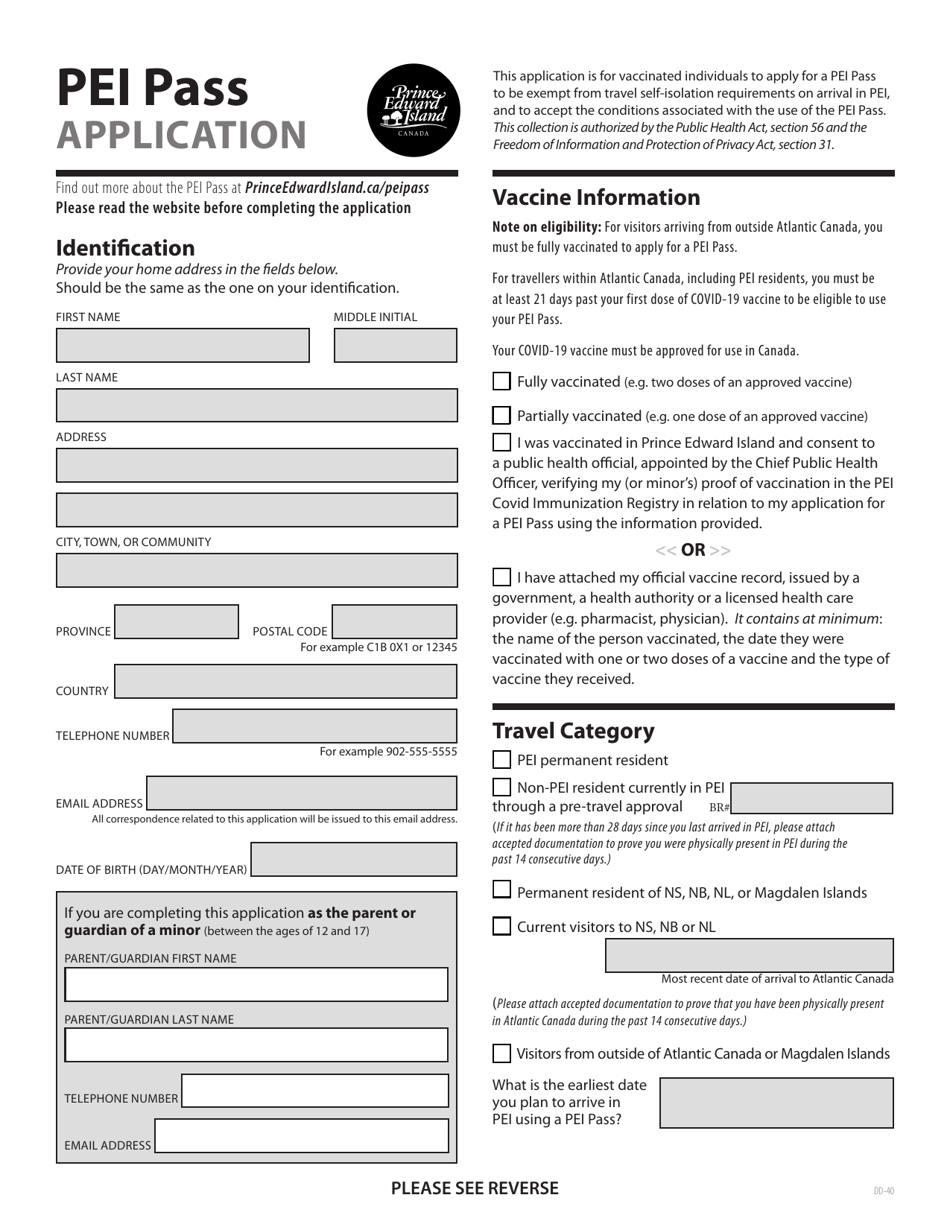 Form DD-40 - Fill Out, Sign Online and Download Fillable PDF, Prince ...