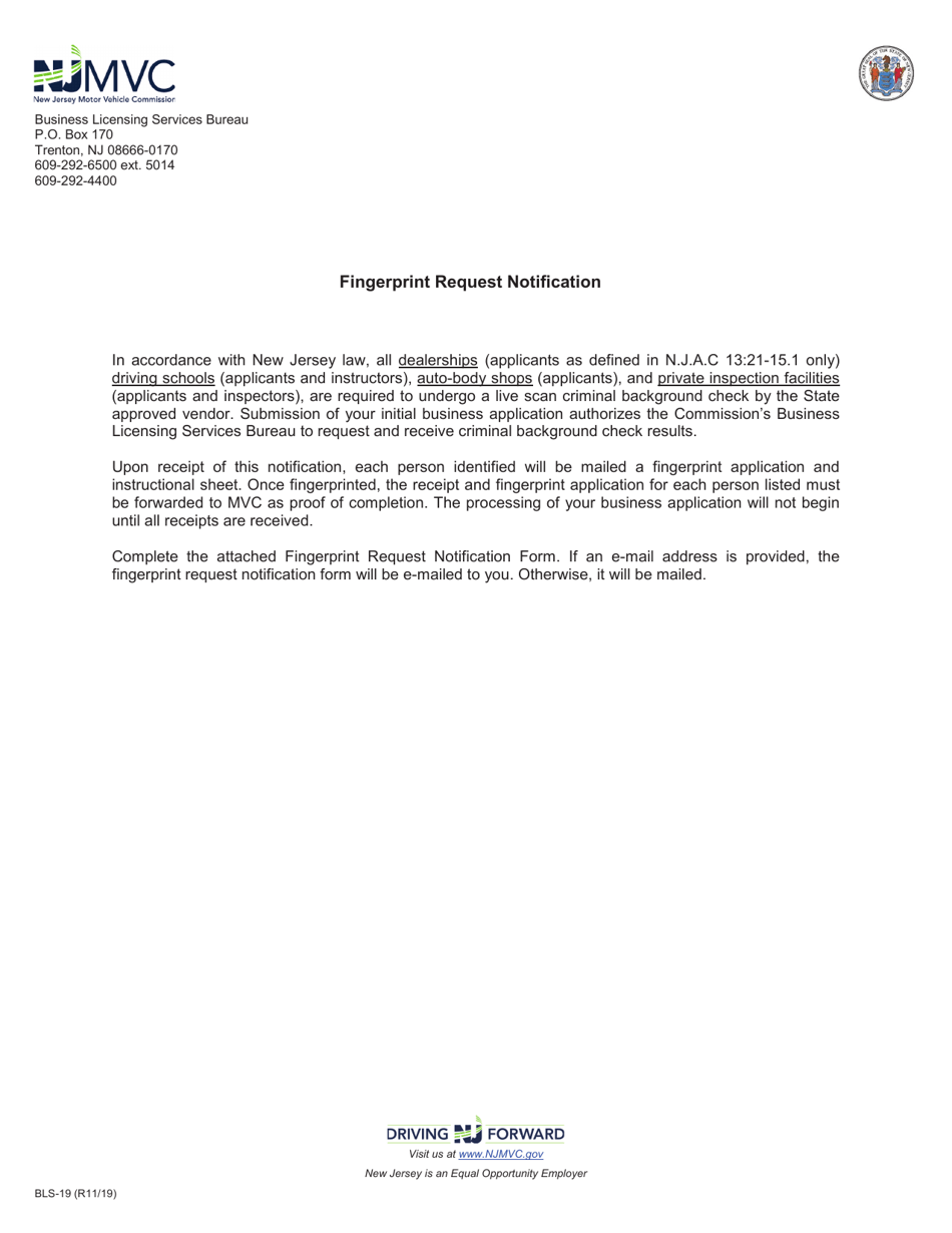 Form BLS-19 - Fill Out, Sign Online and Download Fillable PDF, New ...