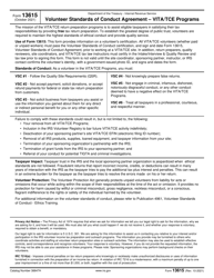 IRS Form 13615 - Fill Out, Sign Online and Download Fillable PDF ...