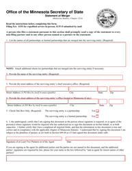 Minnesota Secretary of State Forms PDF templates. download Fill and ...