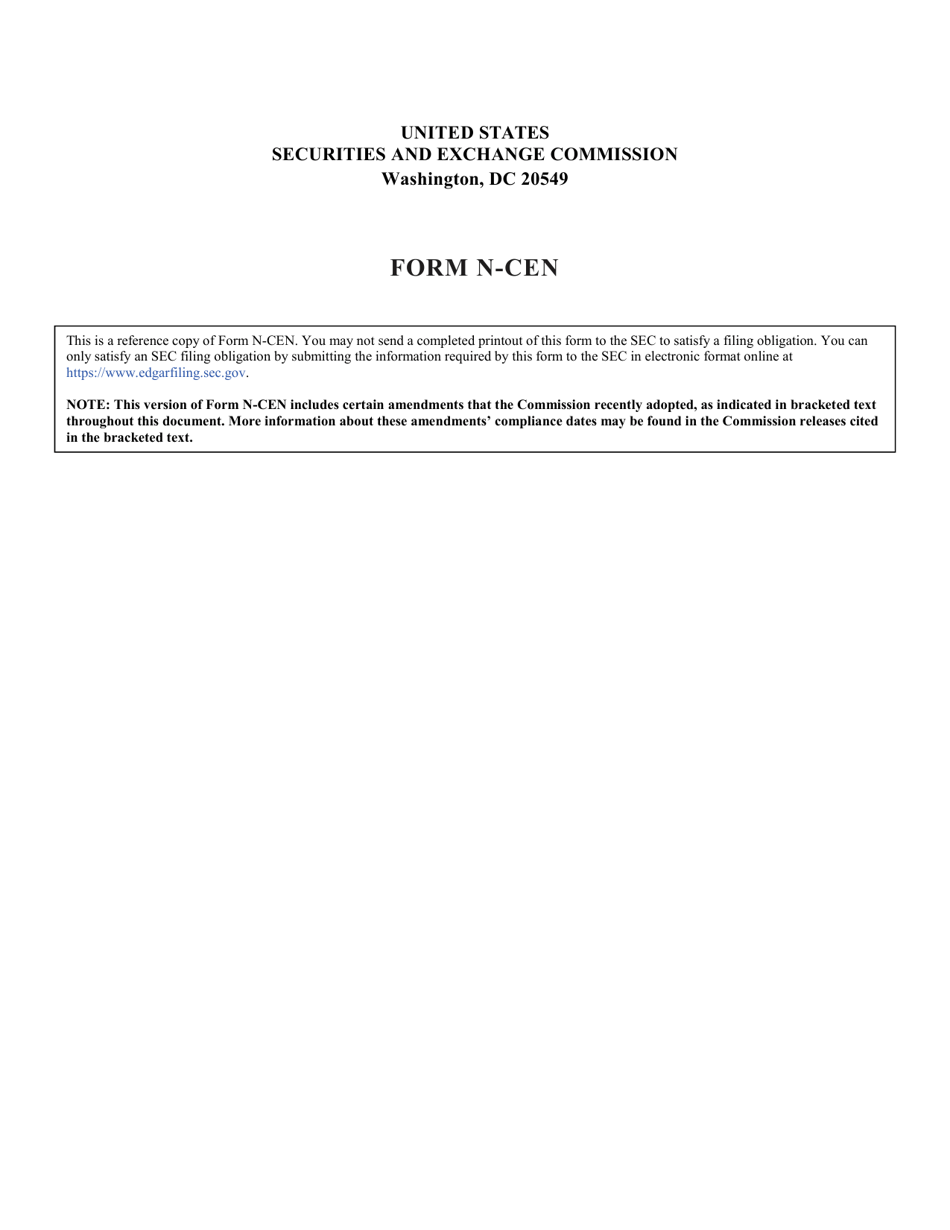 SEC Form 2846 N CEN Download Printable PDF Or Fill Online Annual SEC Form 2846 N CEN Download Printable PDF Or Fill Online Annual