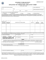 CBP Form 216 Download Fillable PDF or Fill Online Application for ...