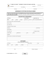 Form DC-PO-007 - Fill Out, Sign Online and Download Fillable PDF, Maryland | Templateroller