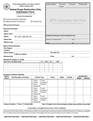 Form LAB-202 Download Printable PDF or Fill Online Seized Drugs ...