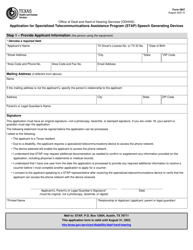 Form 3907 Download Fillable PDF or Fill Online Application for ...