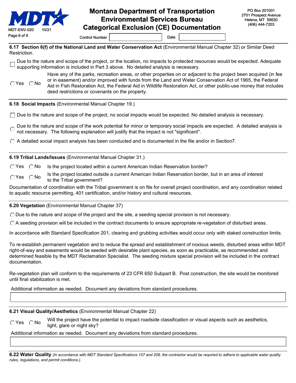 Form MDT-ENV-020 Download Fillable PDF or Fill Online Categorical ... Form MDT-ENV-020 Download Fillable PDF or Fill Online Categorical ...