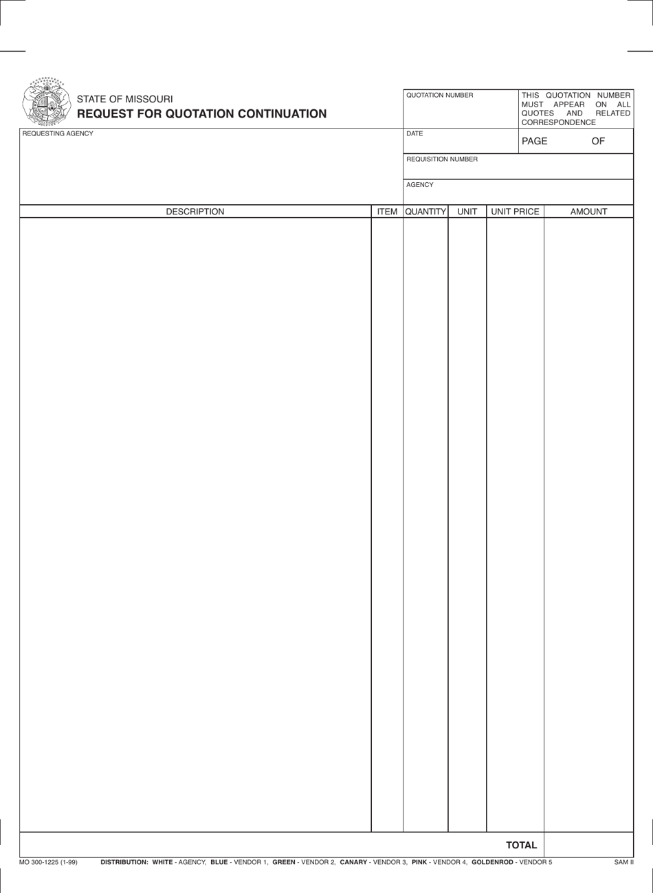 Form MO300-1225 - Fill Out, Sign Online and Download Printable PDF ...