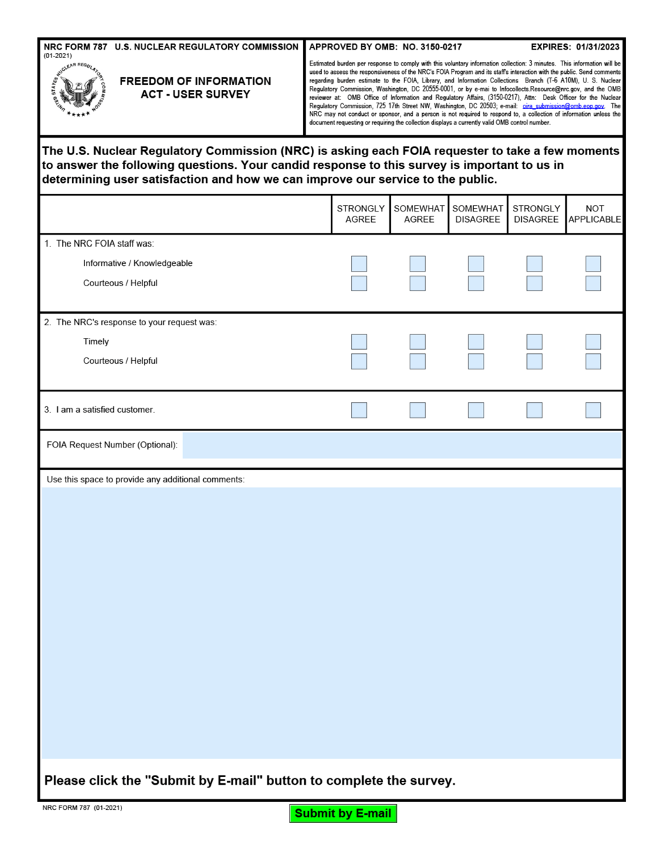 NRC Form 787 - Fill Out, Sign Online and Download Fillable PDF ...