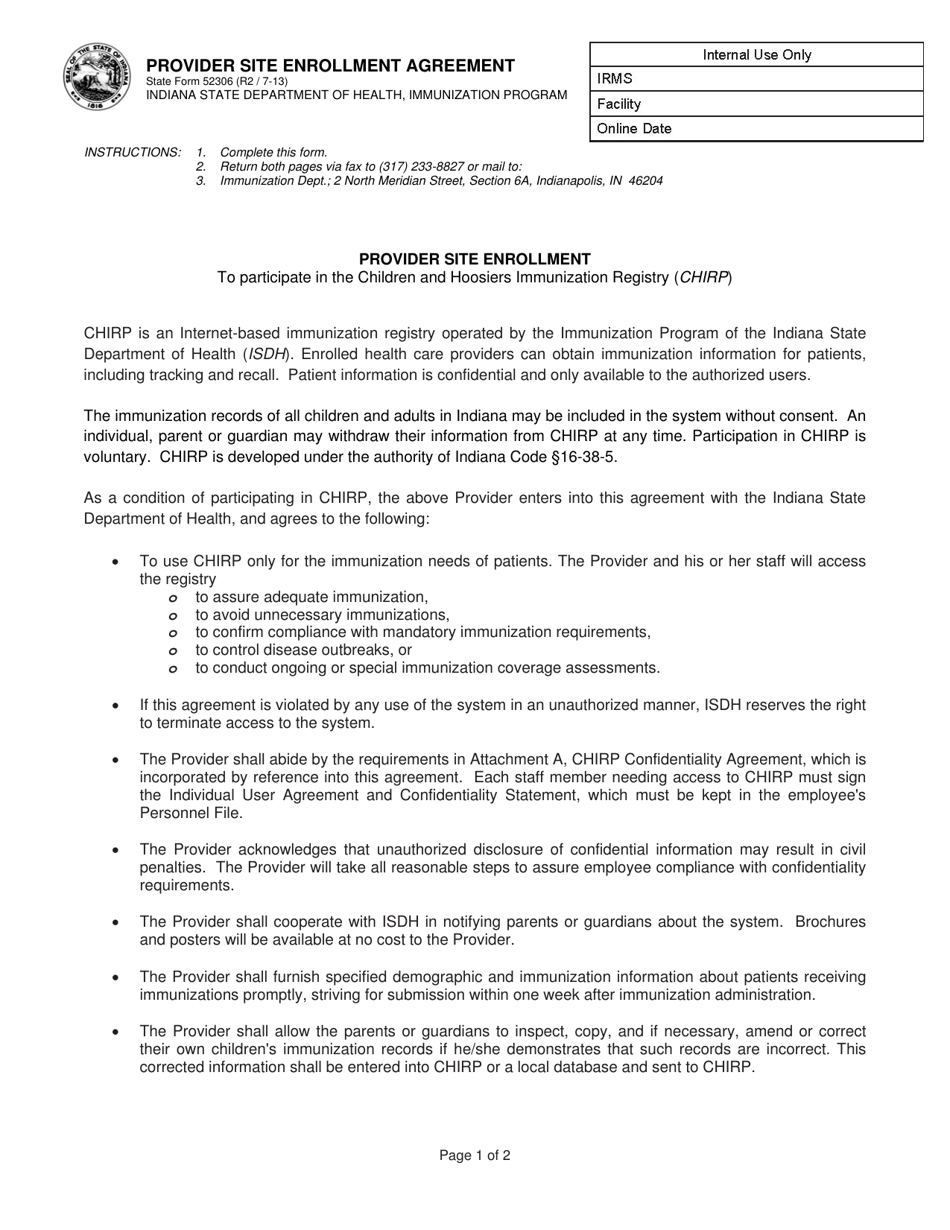 State Form 52306 - Fill Out, Sign Online and Download Fillable PDF ...