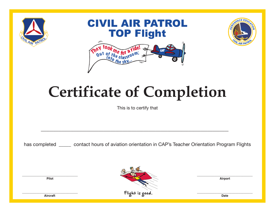 Certificate of Completion - Fill Out, Sign Online and Download PDF ...