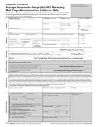 PS Form 3602-NZ Download Printable PDF or Fill Online Postage Statement ...