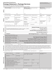 PS Form 3605-R - Fill Out, Sign Online and Download Printable PDF ...