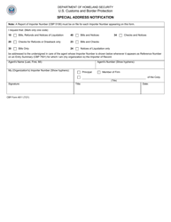CBP Form 4811 - Fill Out, Sign Online and Download Fillable PDF ...