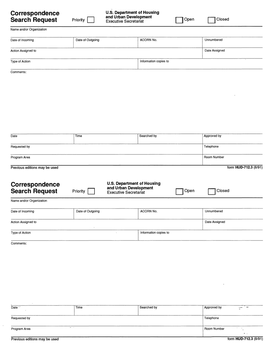 Form HUD-712.3 - Fill Out, Sign Online and Download Fillable PDF ...