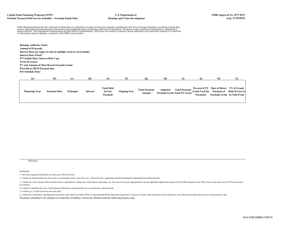 Form HUD-52846 - Fill Out, Sign Online and Download Fillable PDF ...