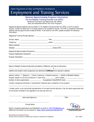 Alaska Eligible Training Provider - Program Change Form - Fill Out, Sign Online and Download PDF ...